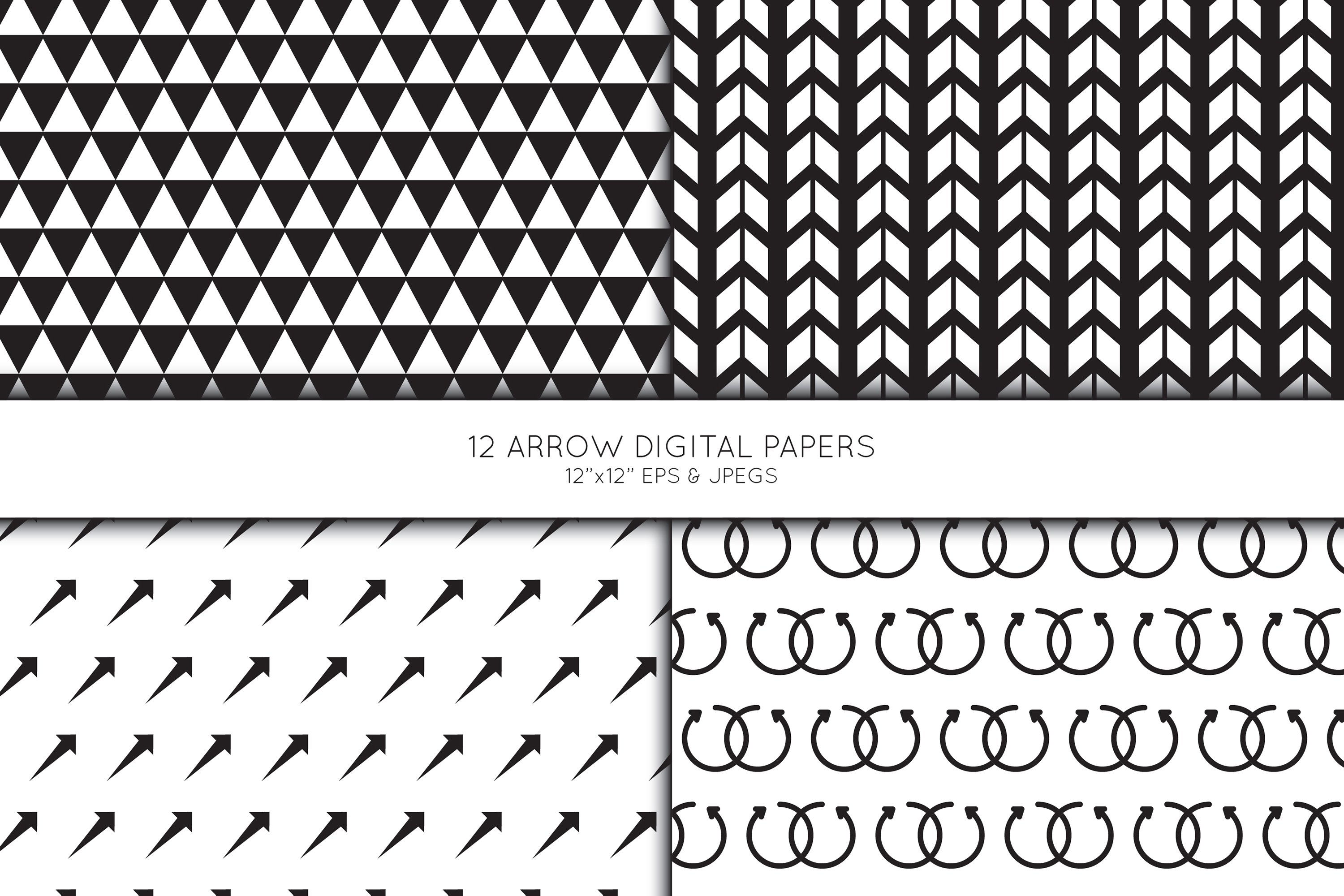 Arrow Digital Paper, Arrow Scrapbook paper (297886) | Patterns | Design ...