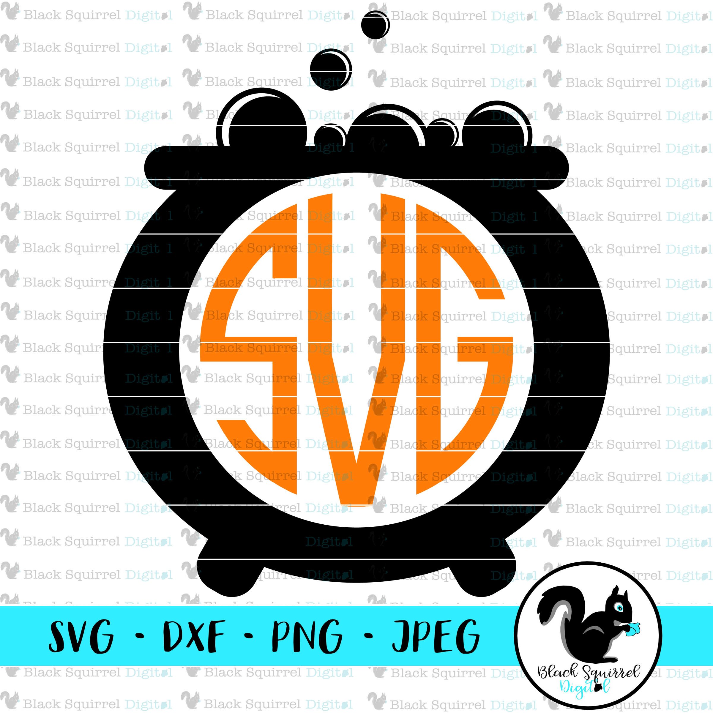 Halloween Monogram Frames SVG Bundle (828102) | SVGs | Design Bundles
