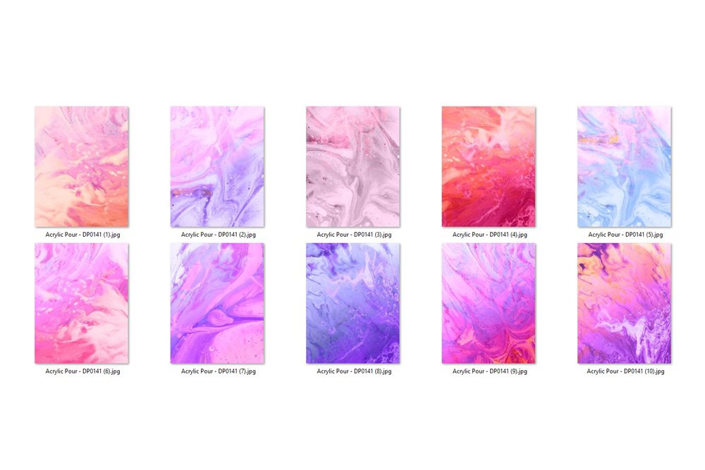 Acrylic Pour Backgrounds - Abstract Liquid Textures (370306) | Textures ...