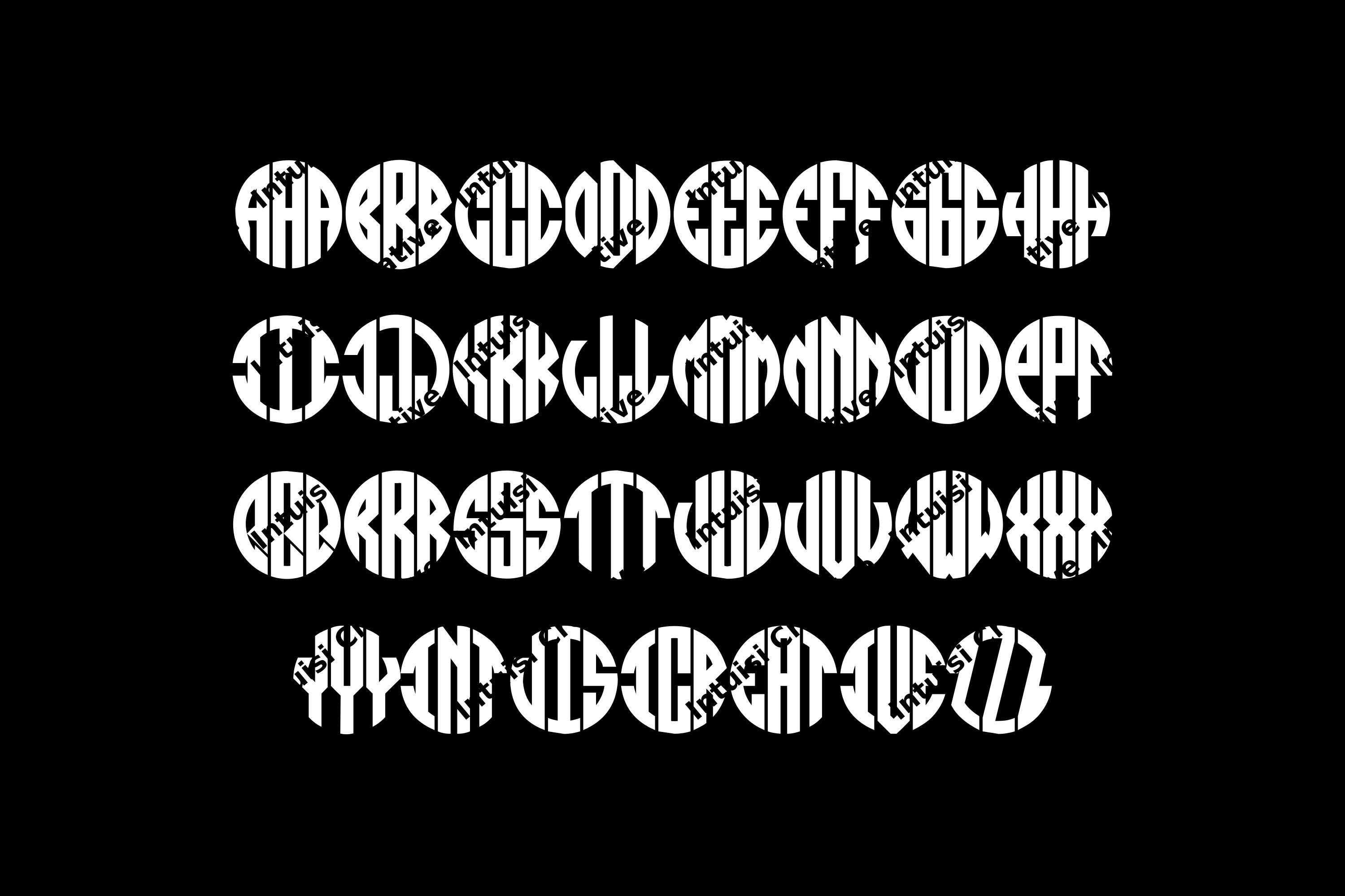 Black Circle Logo 3 Letters