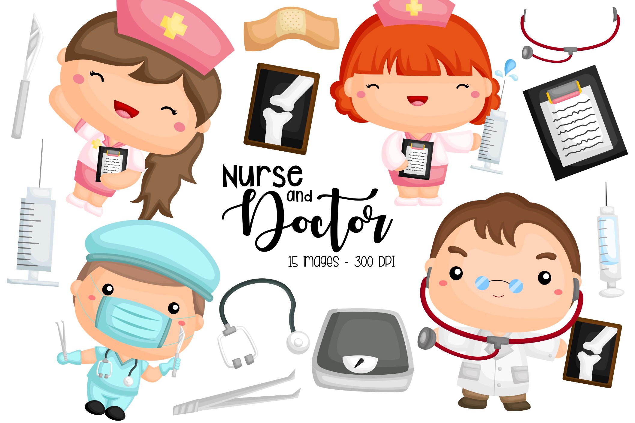 Doctors And Nurses Clipart