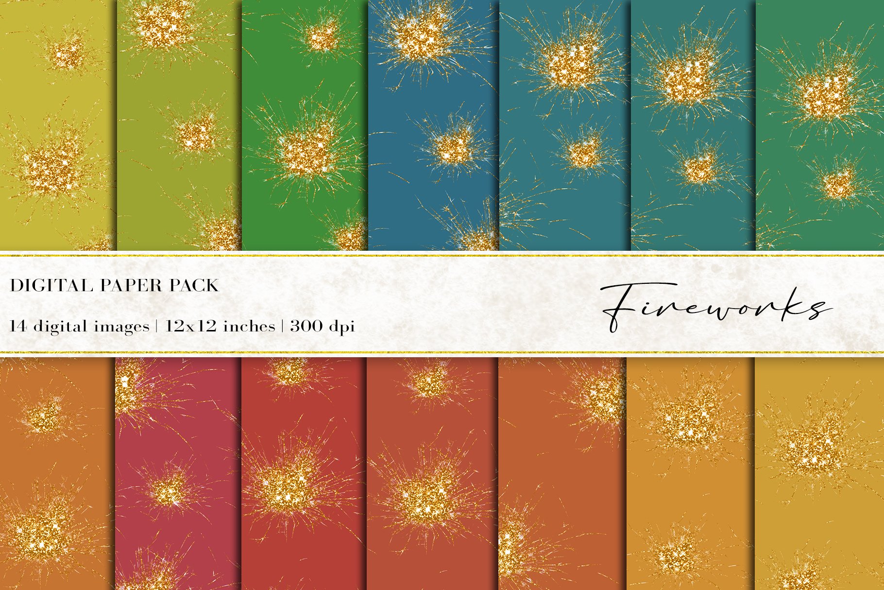 Fireworks Digital Papers (1762721)