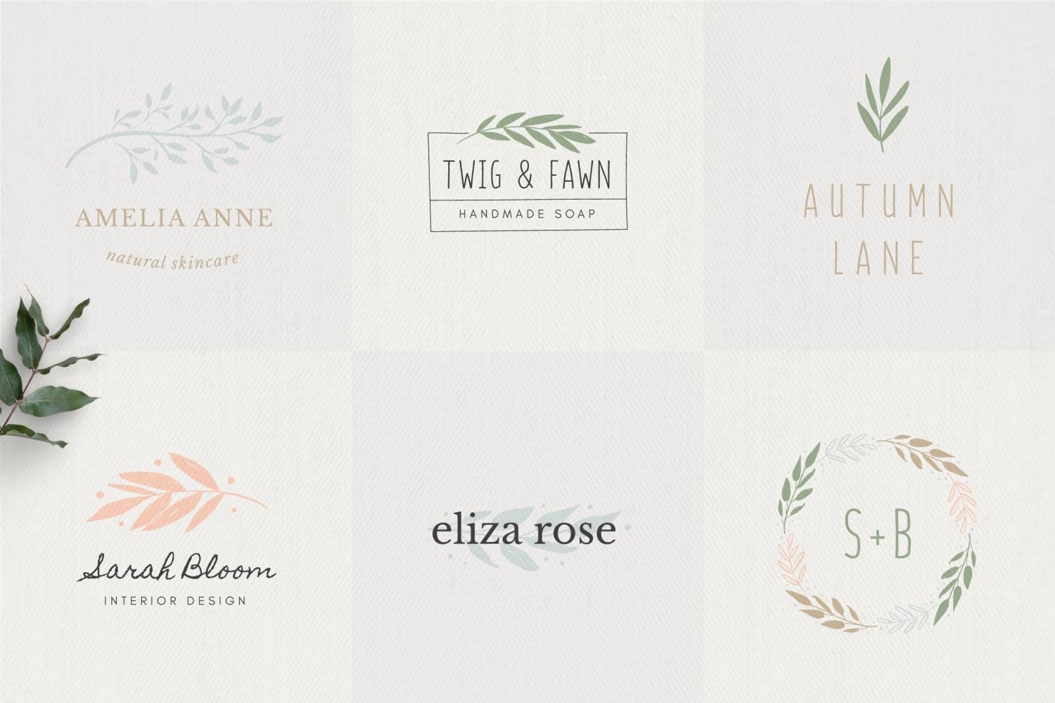 Feminine Logo Templates (243085) | Logos | Design Bundles
