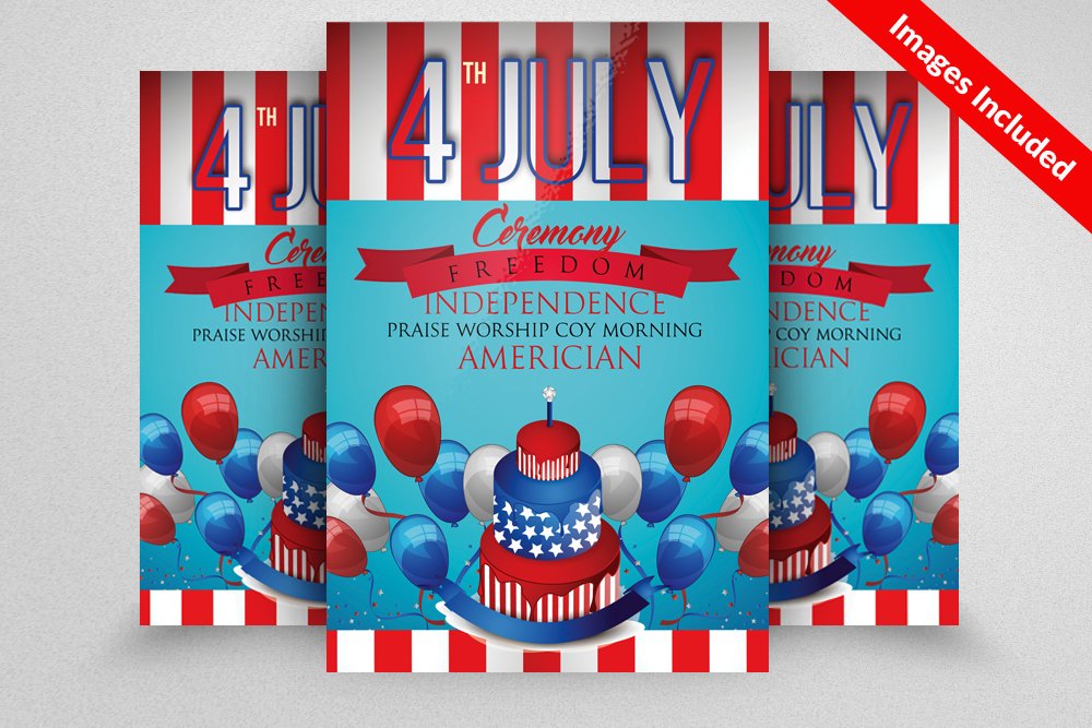 American Flag Day Celebration Flyer (93532) | Flyers | Design Bundles