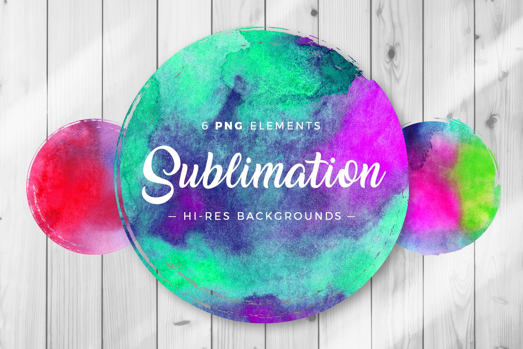 Sublimation Backgrounds - Watercolor Circles (939437) | Sublimation ...