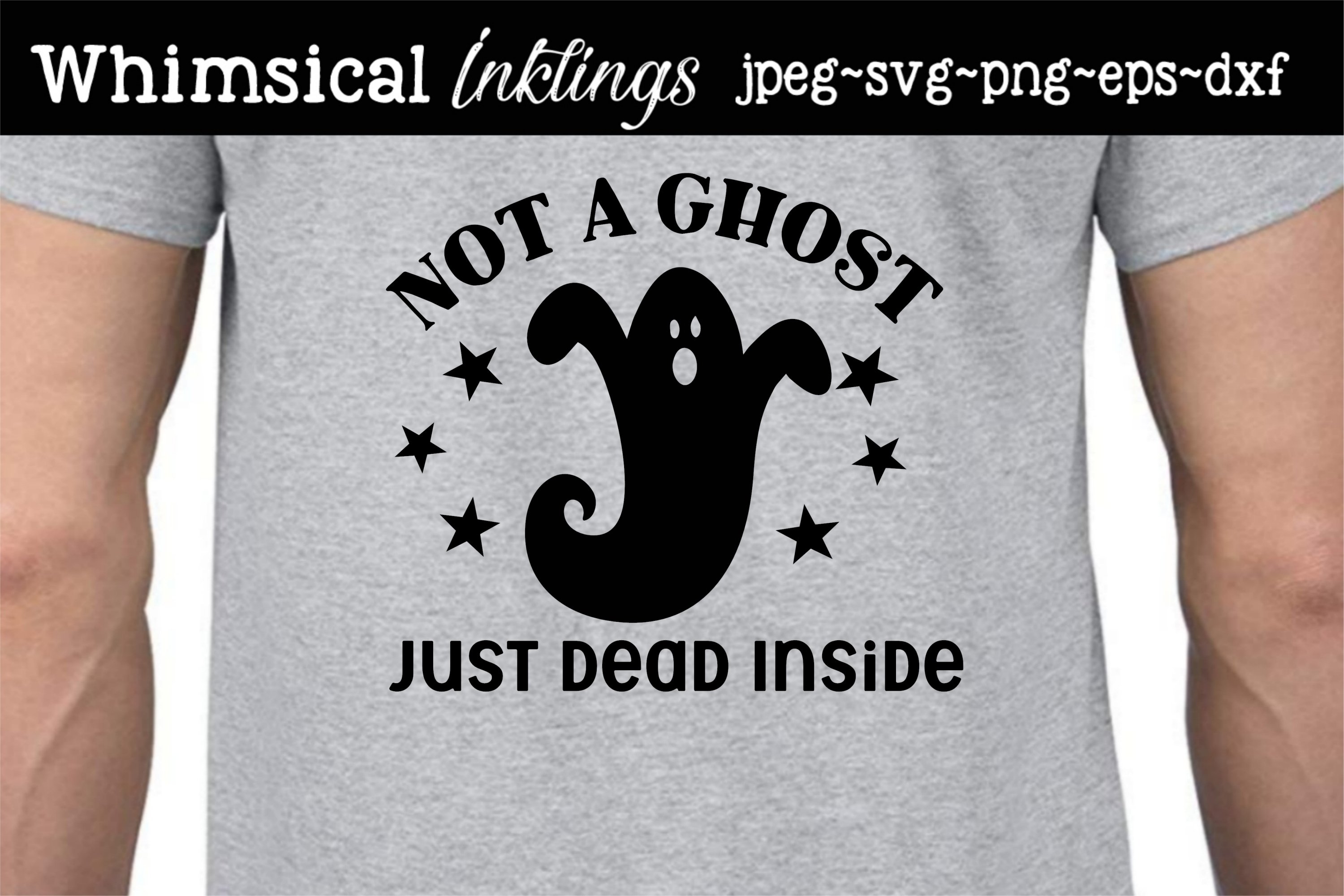 Not A Ghost-Halloween SVG (306130) | SVGs | Design Bundles