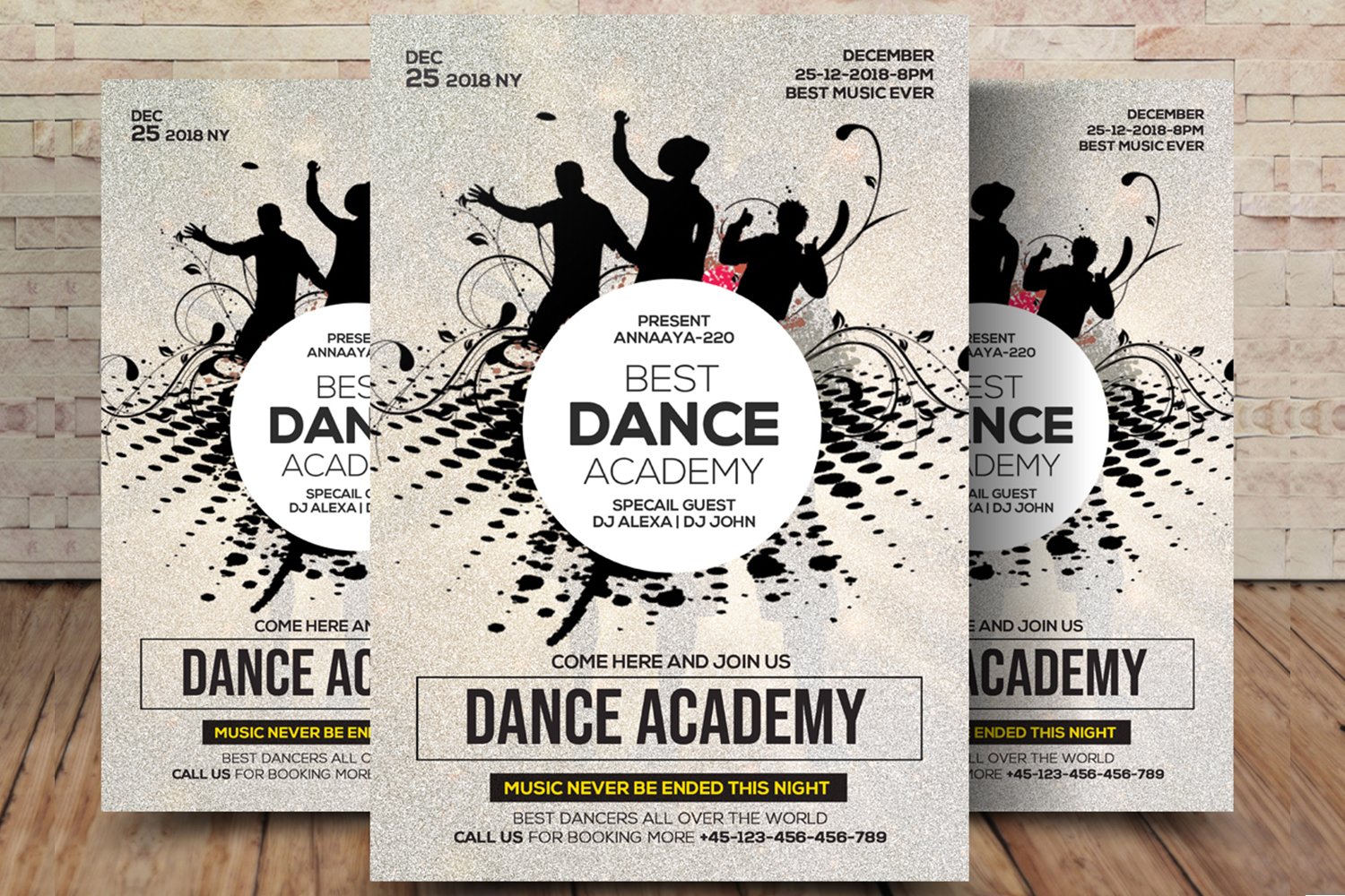 Billboard Dance Academy (561189) | Flyers | Design Bundles