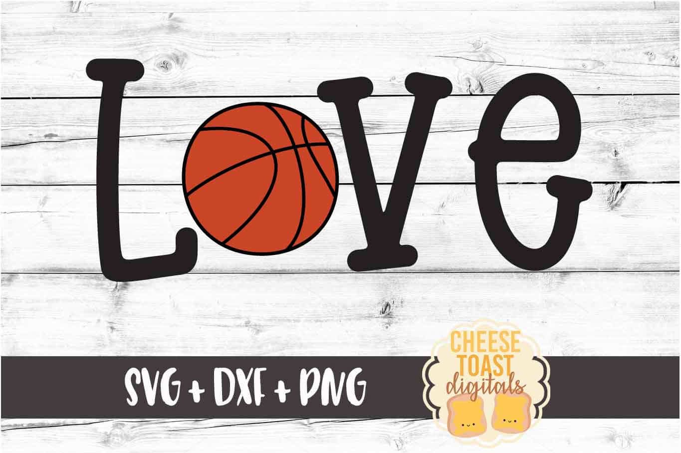 Love Basketball - Girl's Basketball SVG PNG DXF Cut Files (233224 ...