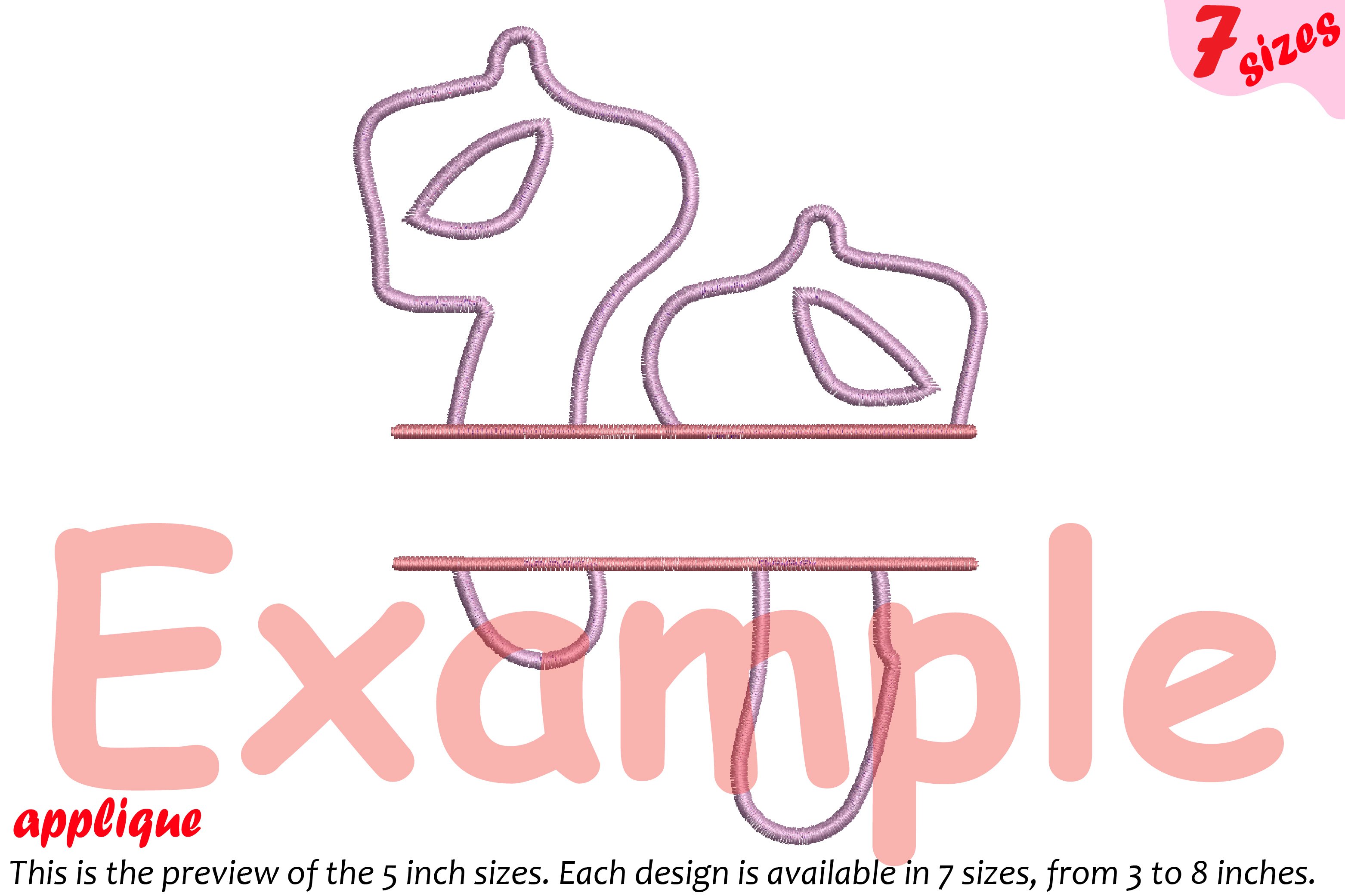 Outline Ballet Shoes Applique Designs for Embroidery Machine Instant ...