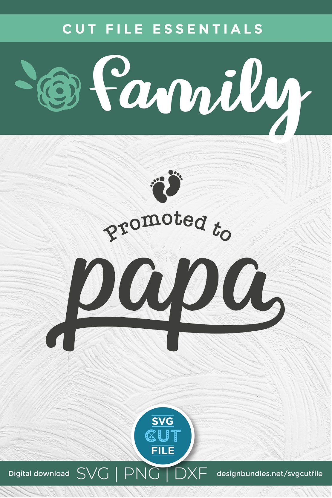 Papa svg - a Promoted to Papa svg file for crafters (897088) | Cut ...