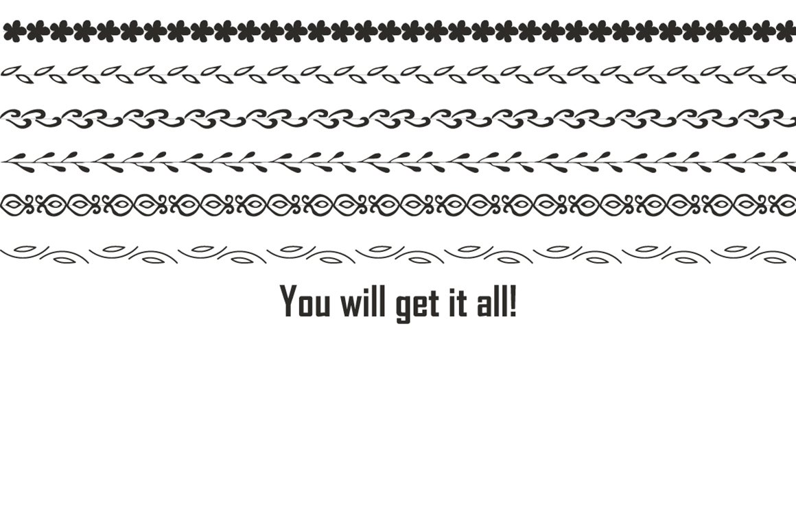 100 vector pattern brushes (406190) | Brushes | Design Bundles