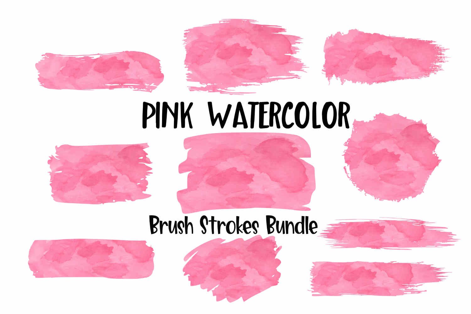 Home & Living Pink Brushstrokes // Sublimation Design // Pink Glitter ...