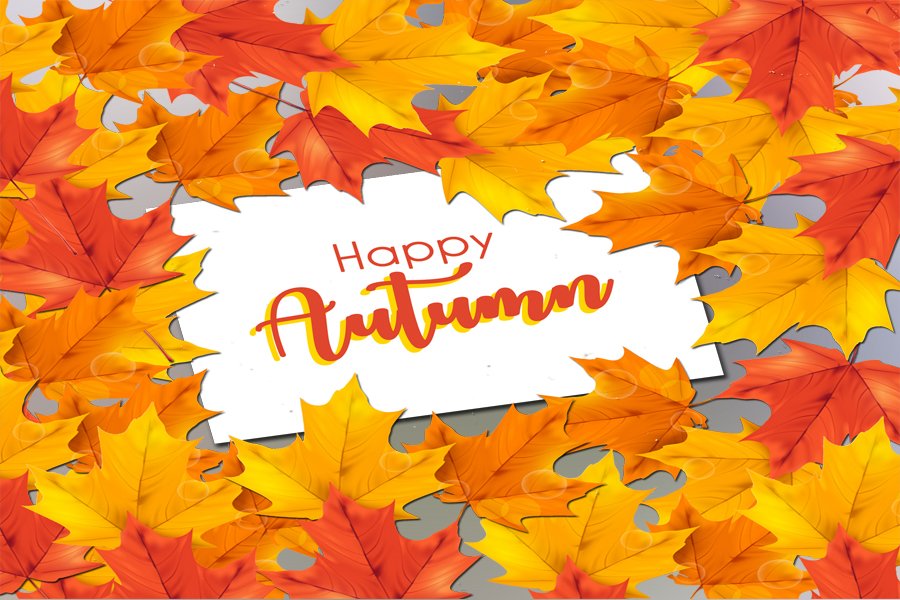 Hello Autumn Card (385820) | Printables | Design Bundles