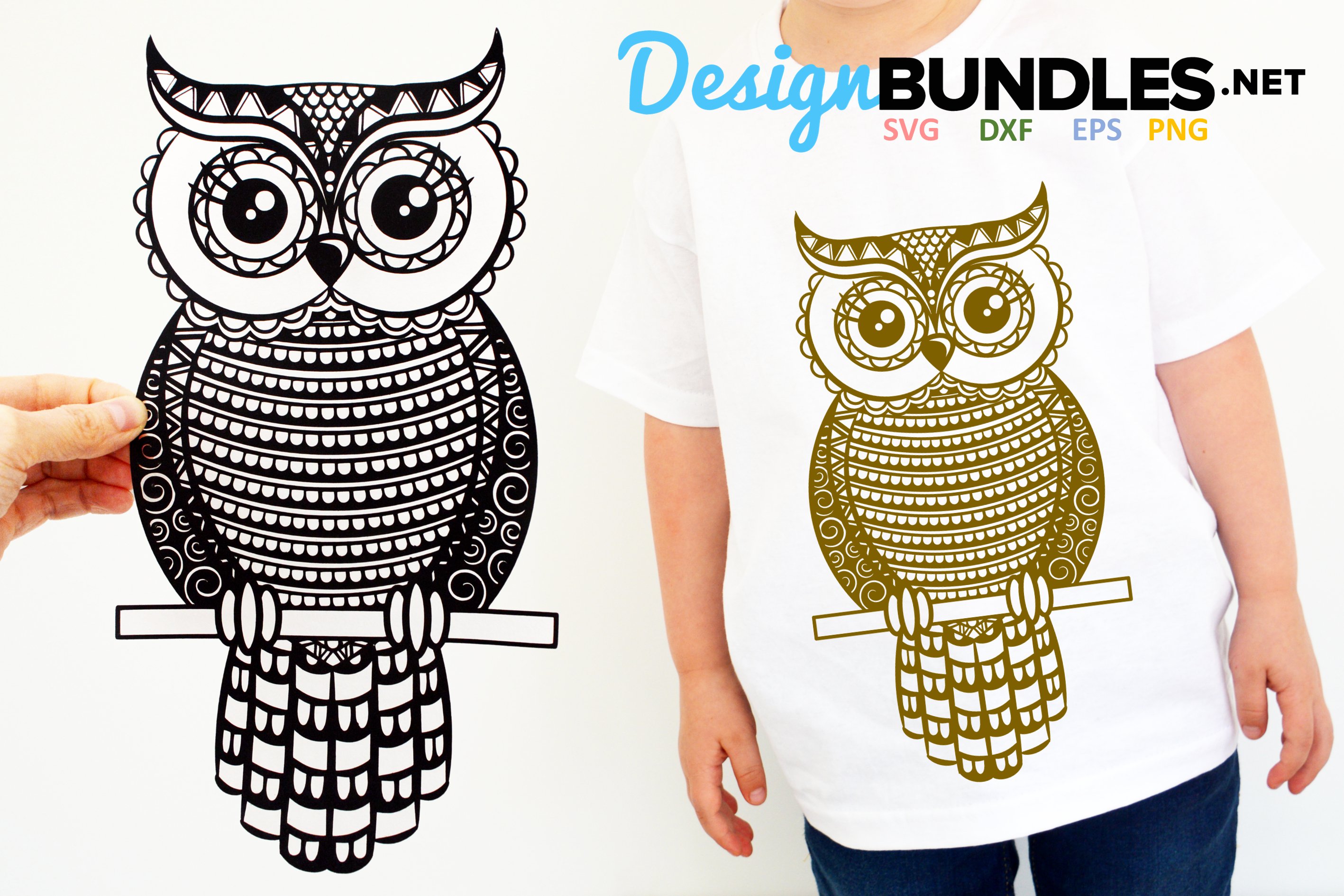 Owl Paper Cut Design