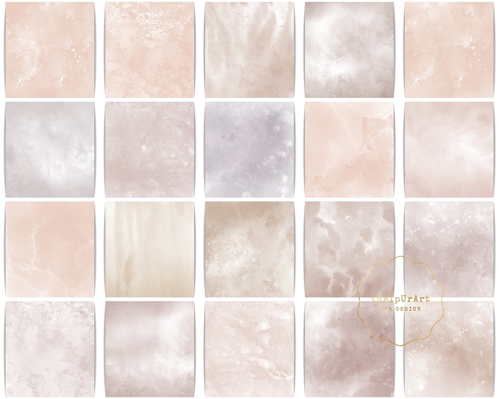 Blush Pink Watercolor Textures (220000) | Textures | Design Bundles