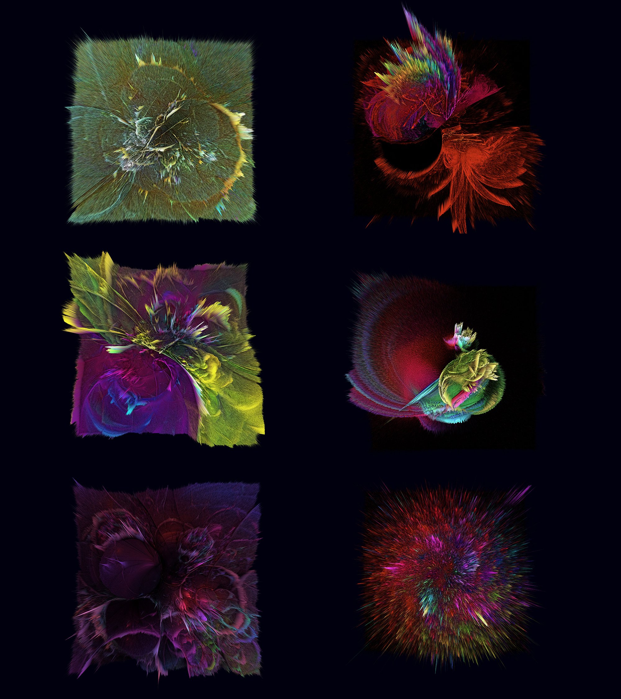 100 5K 3D Fractals Overlays (128924) | Textures | Design Bundles