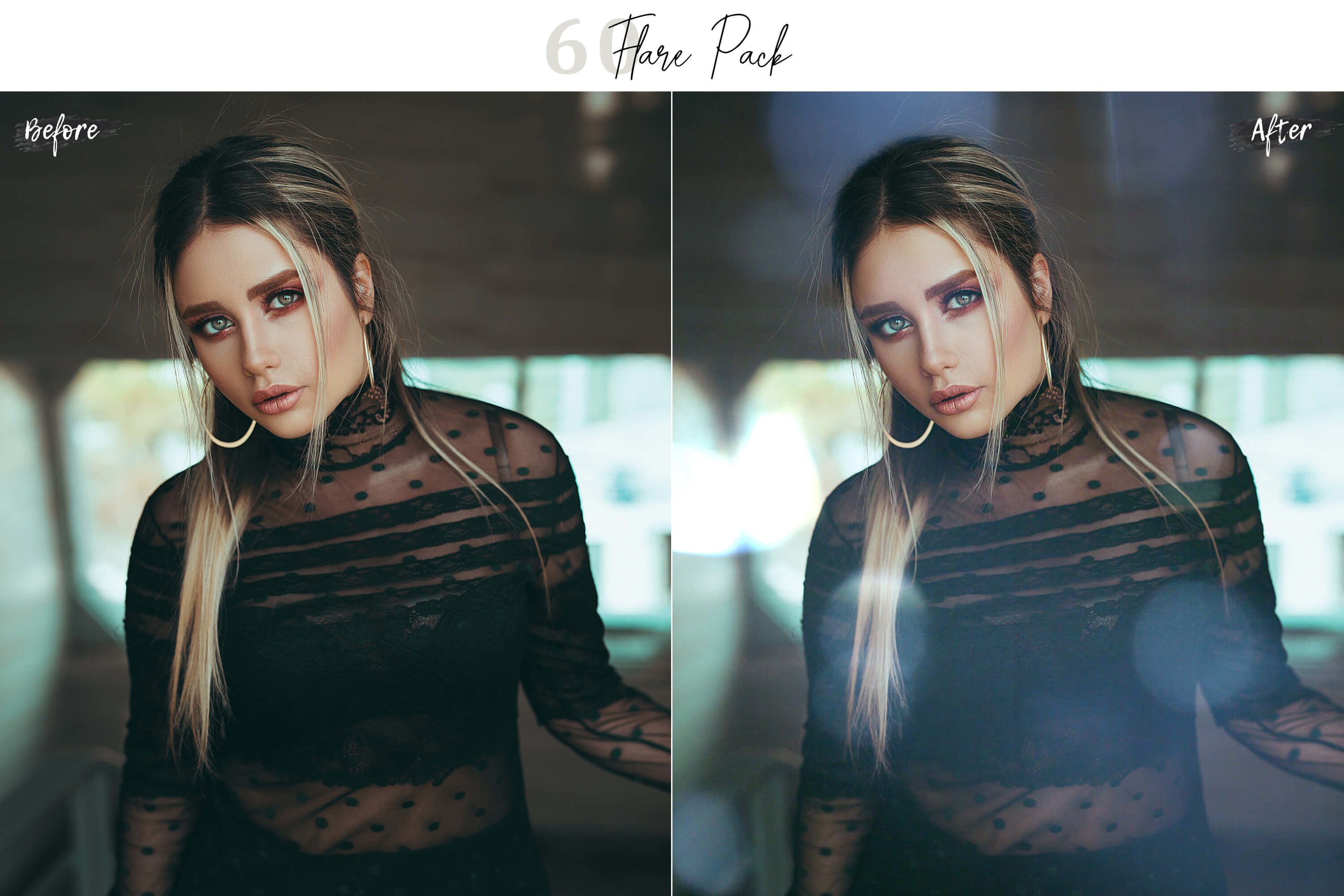 60 Flare Pack Lights Photo Overlays | visualstorms