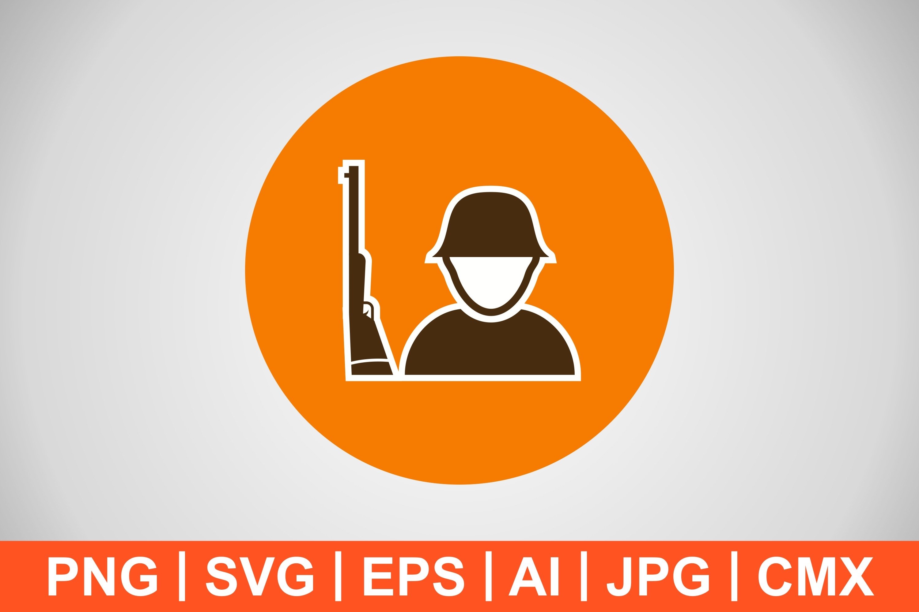 Vector Solider Icon (1096701) | Icons | Design Bundles