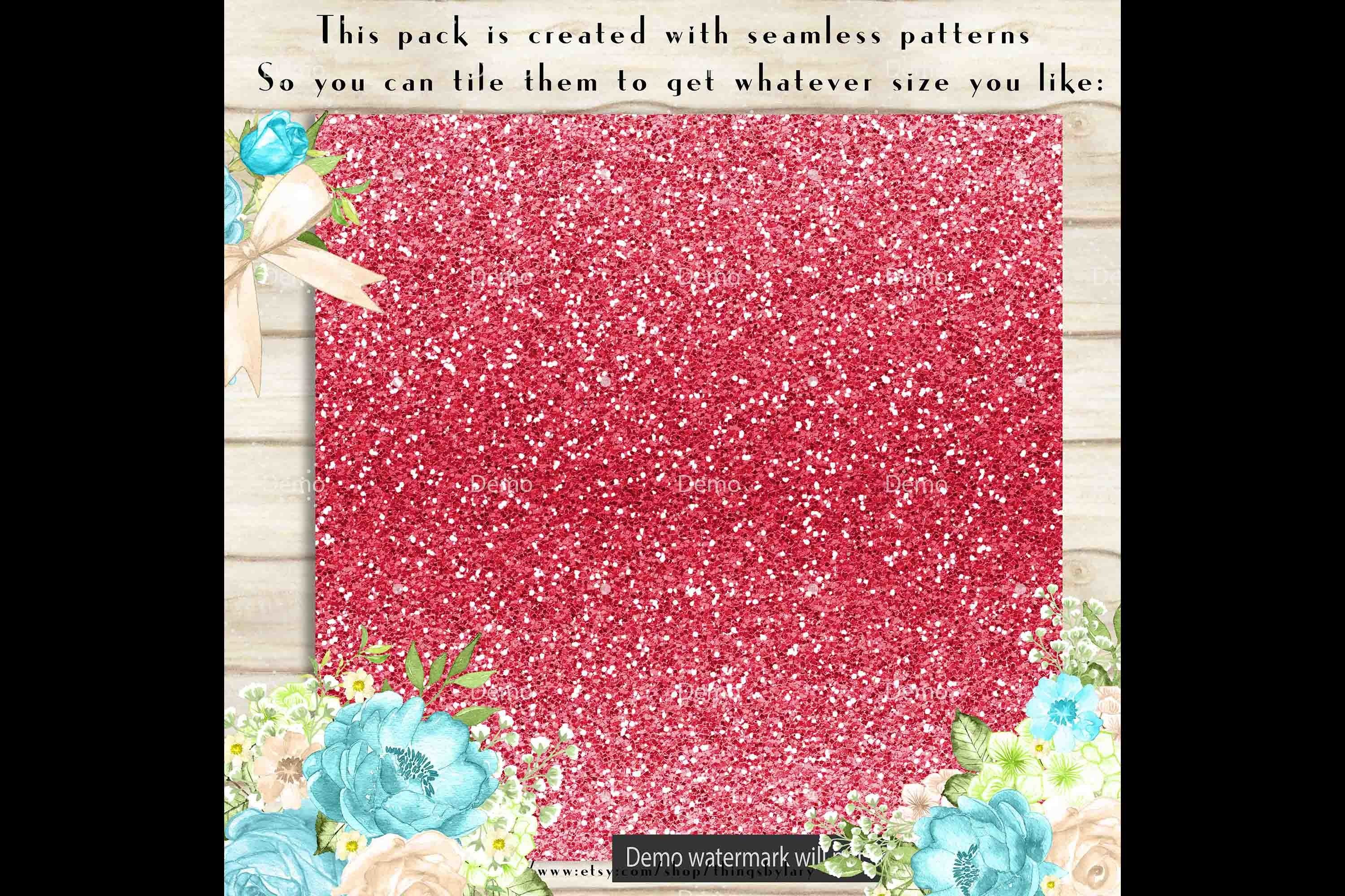 100 Seamless Ombre Glitter Texture Digital Papers (136496) | Textures ...