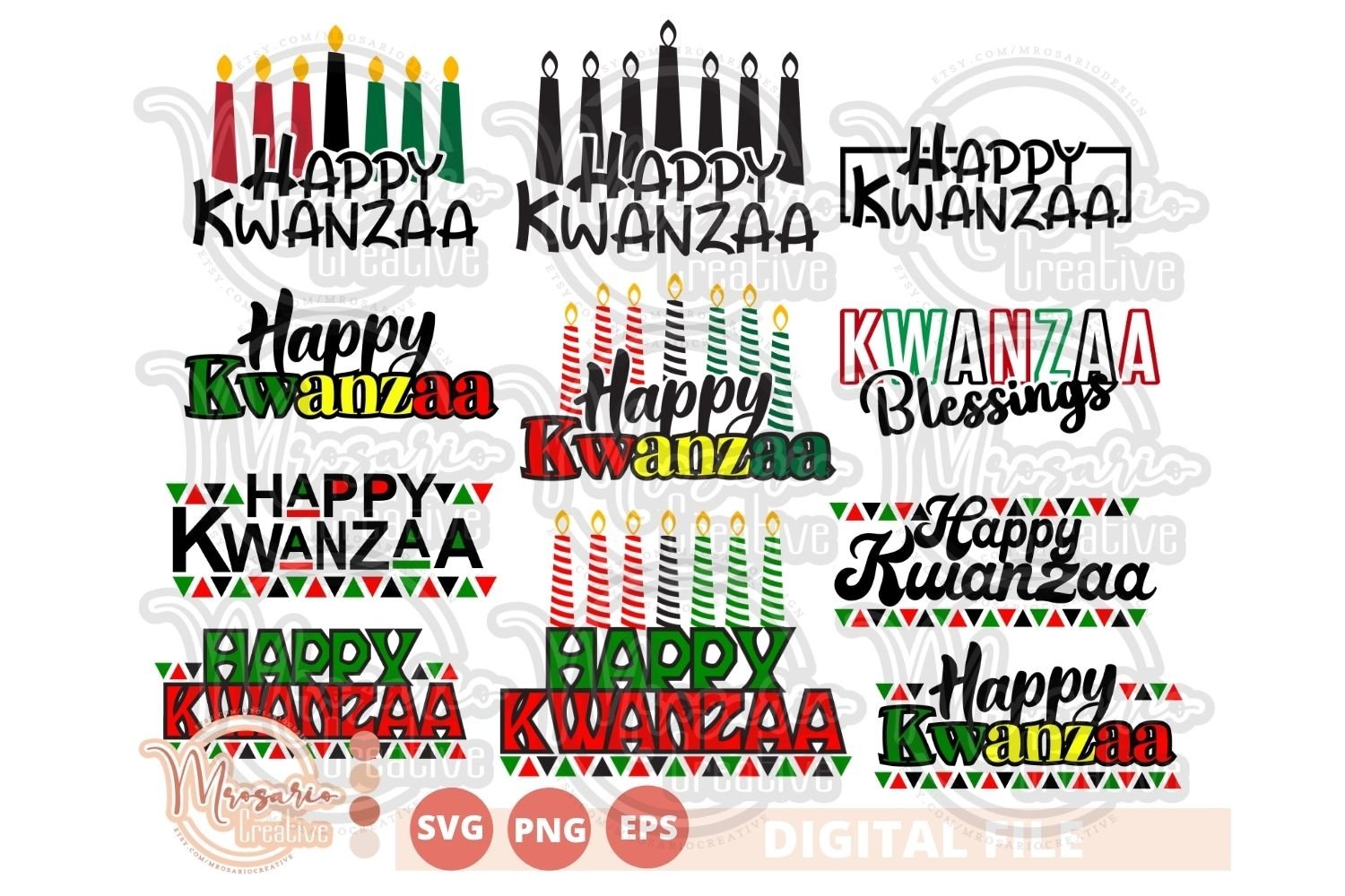 Kwanzaa SVG, Happy Kwanzaa, Kwanzaa Celebration svg (1050219) | Cut ...