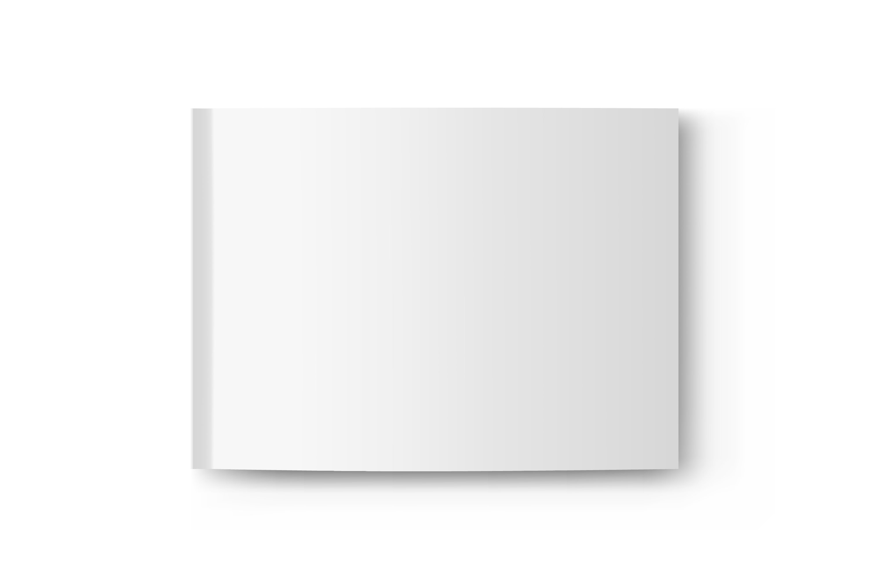 Rectangular magazine, book, booklet or brochure cover mockup (960497 ...