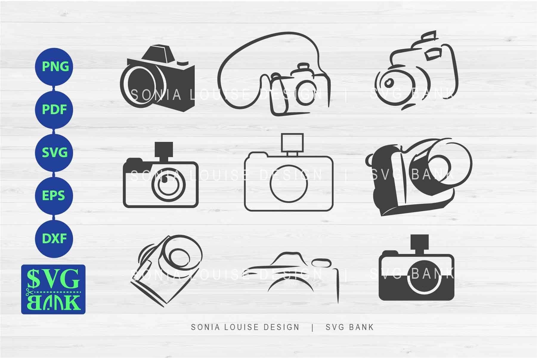 Camera SVG cut files Mirrorless DSLR handdrawn camera (282813) | SVGs ...