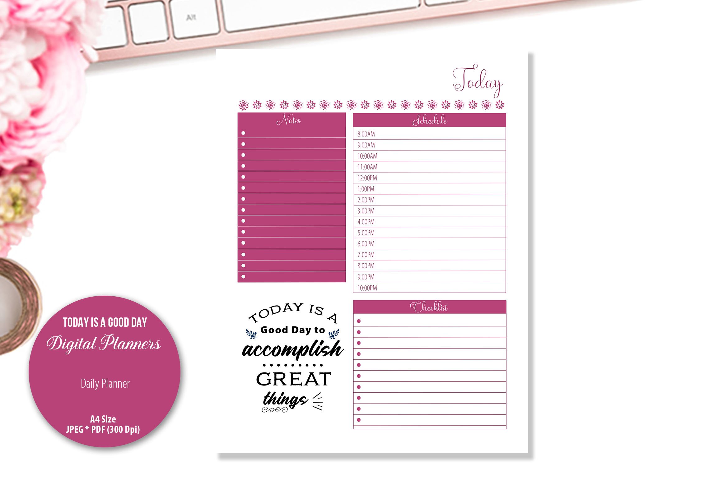 Today is a Good Day Digital Planner