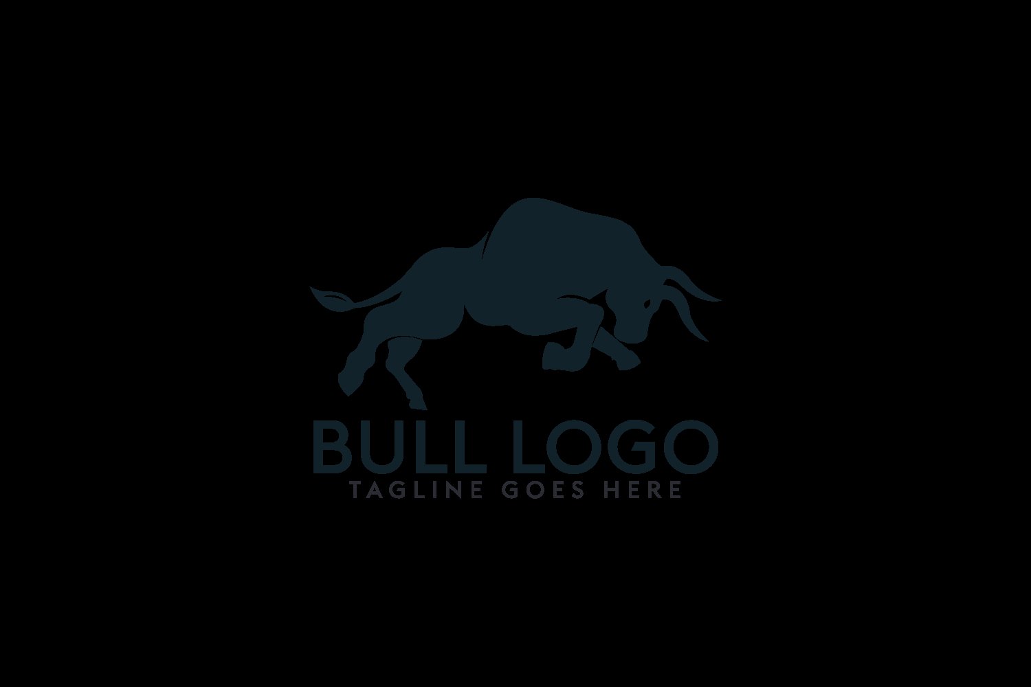 Bull logo design. (414390) | Logos | Design Bundles