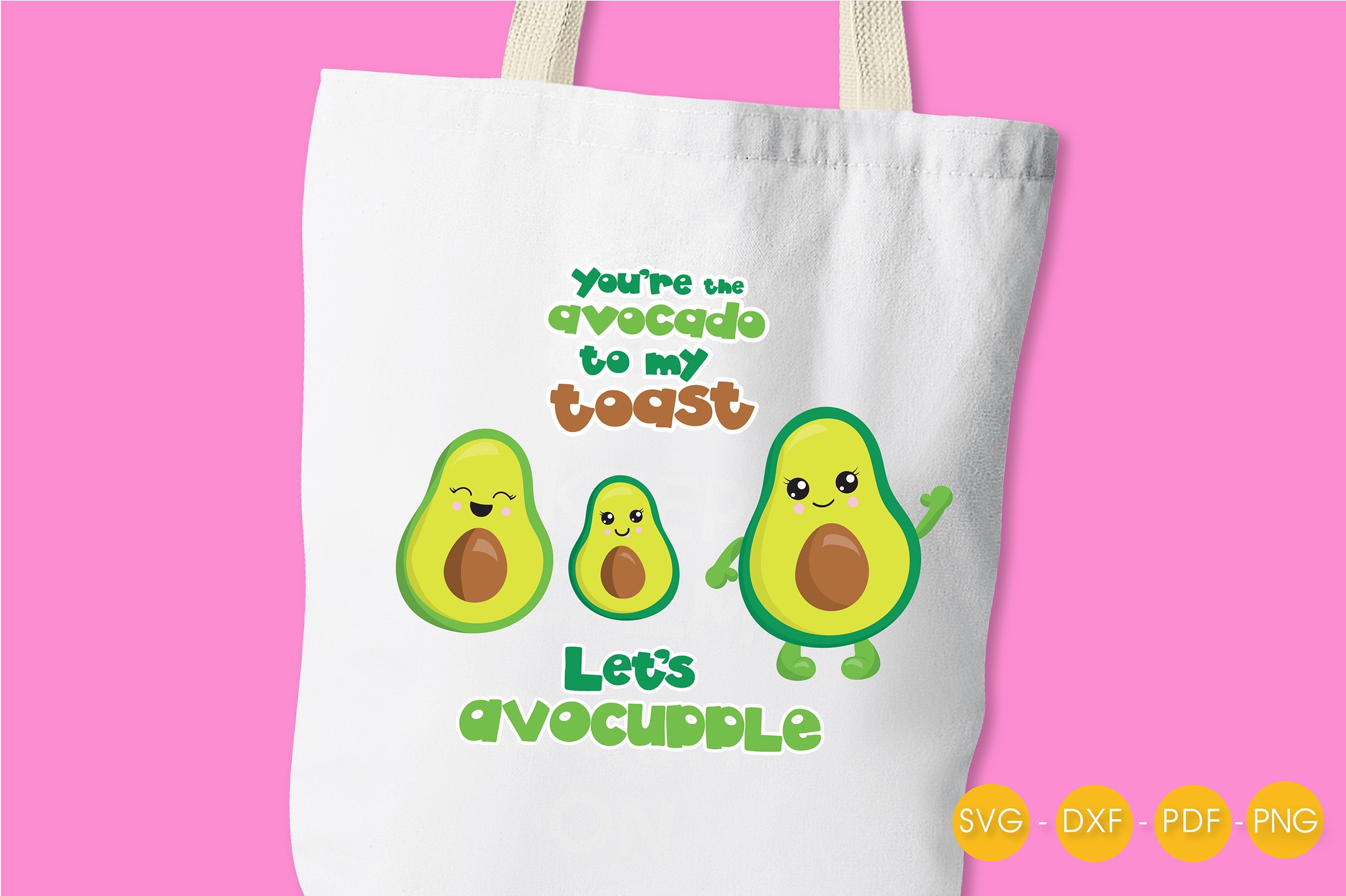 Lets Avocuddle cutting files svg, dxf, pdf, eps included - cut files ...