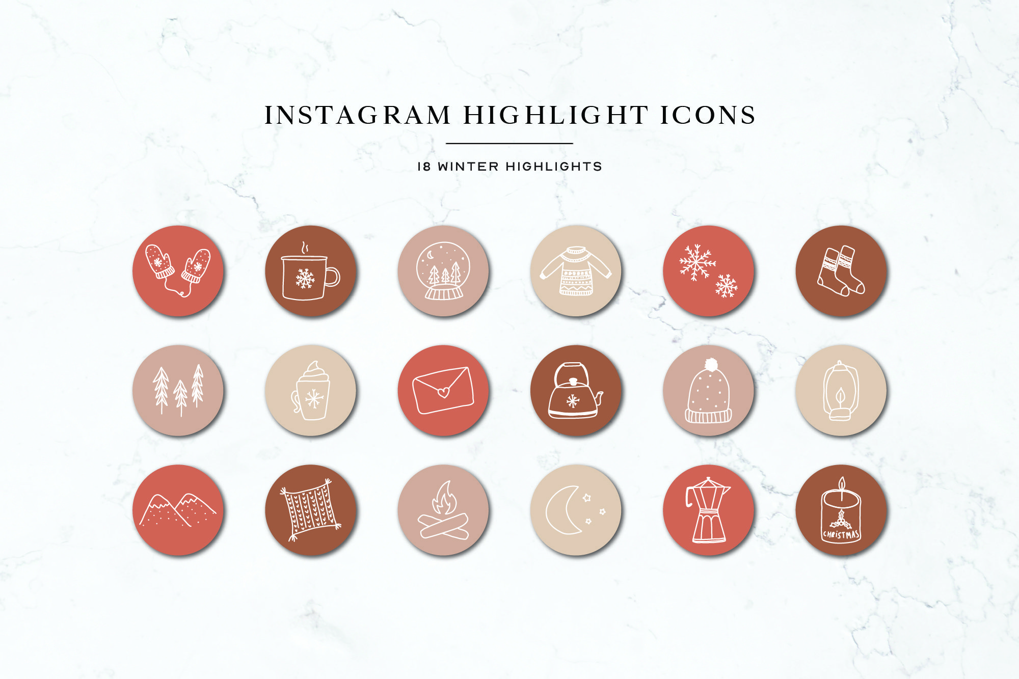 Winter Instagram Highlights Icons | Instagram Story