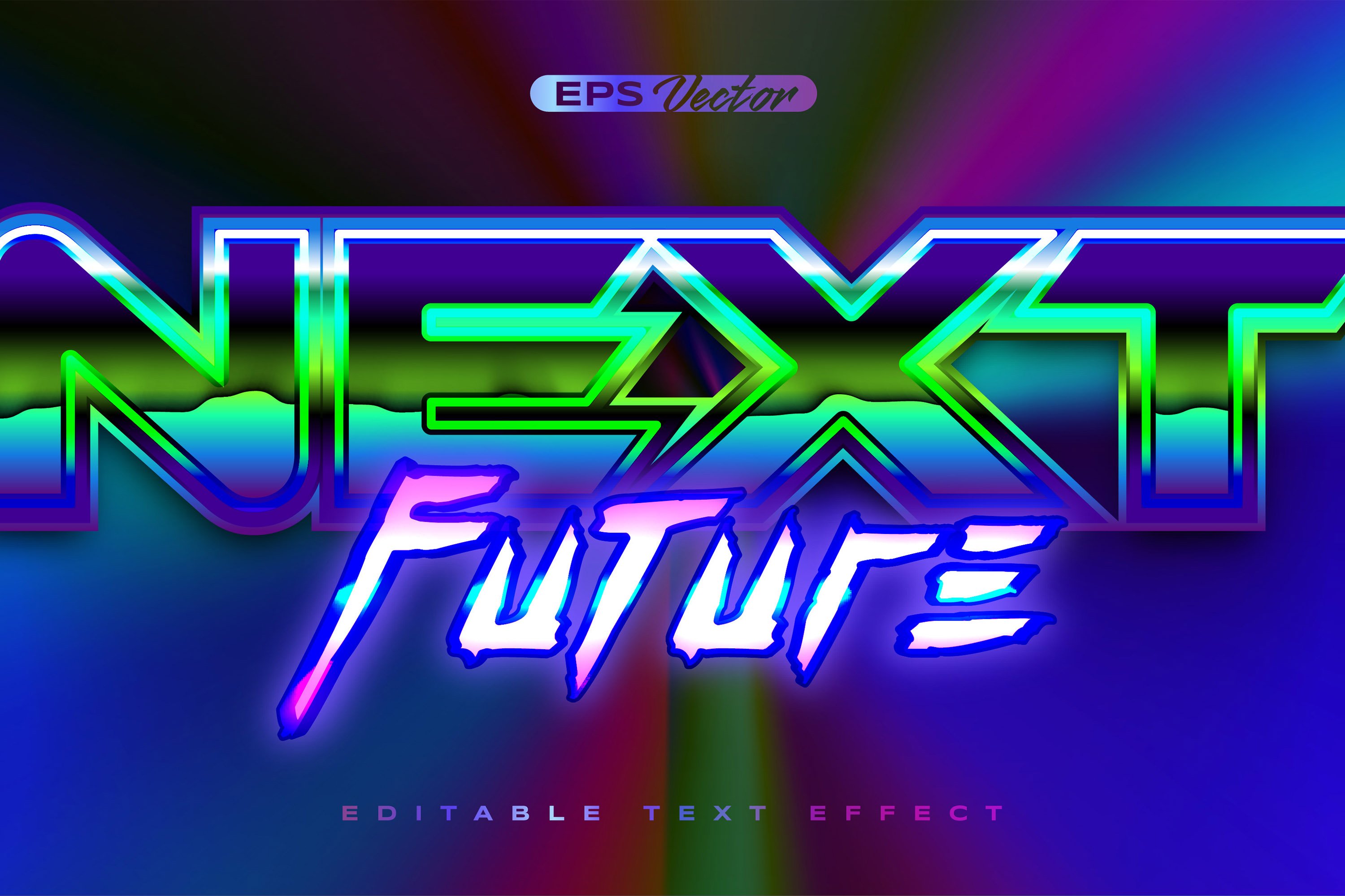 Retro Future Font Stock Vector Illustration Of Metal Retro Metal Font