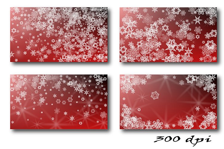 Christmas Backgrounds. 12 snowflake digital paper (985924 ...