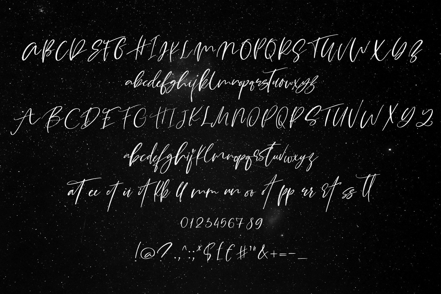 Web Font Saturn Shine. Textured script font