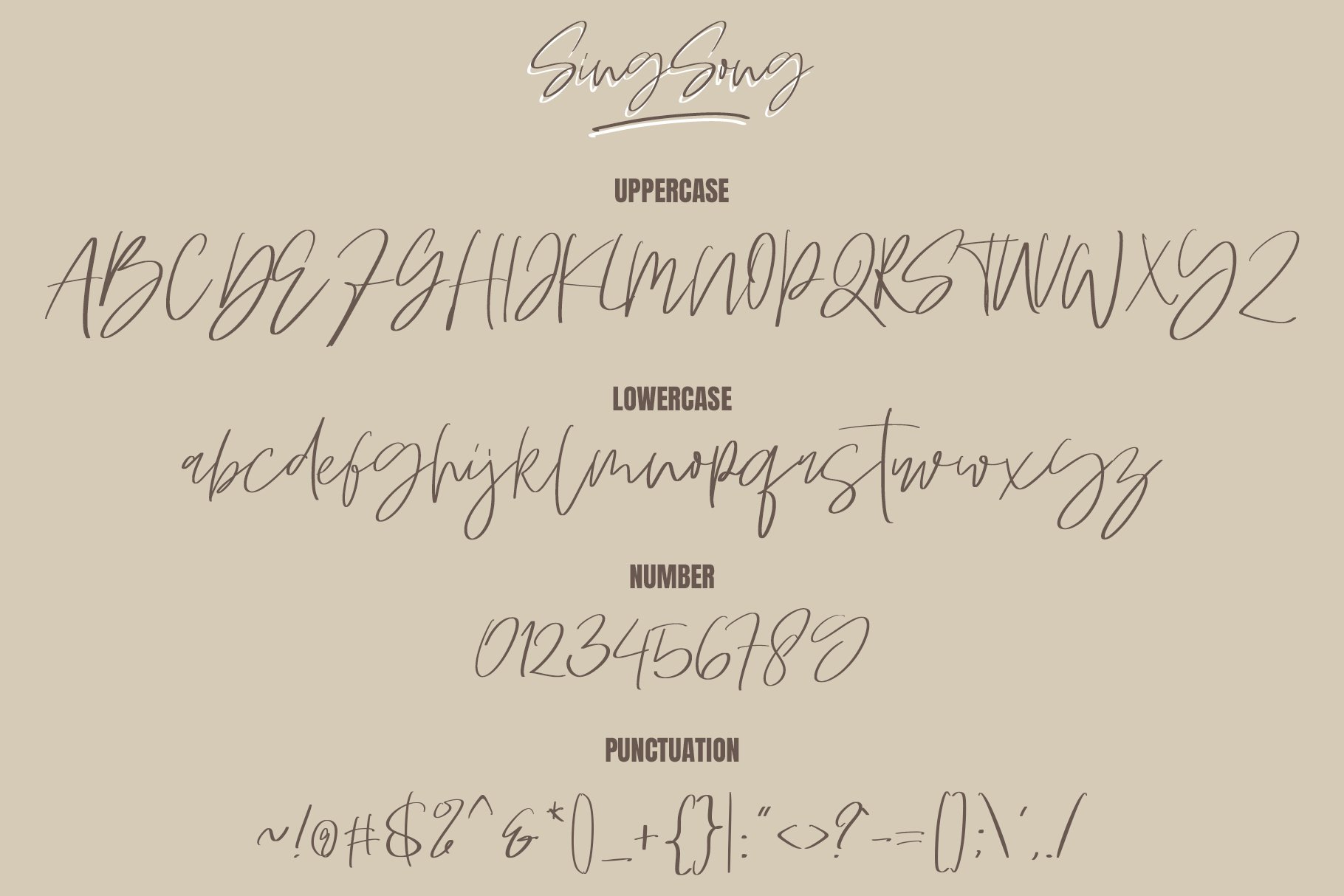 Sing Song | Handwritten Script Font (685757) | Handwritten | Font Bundles