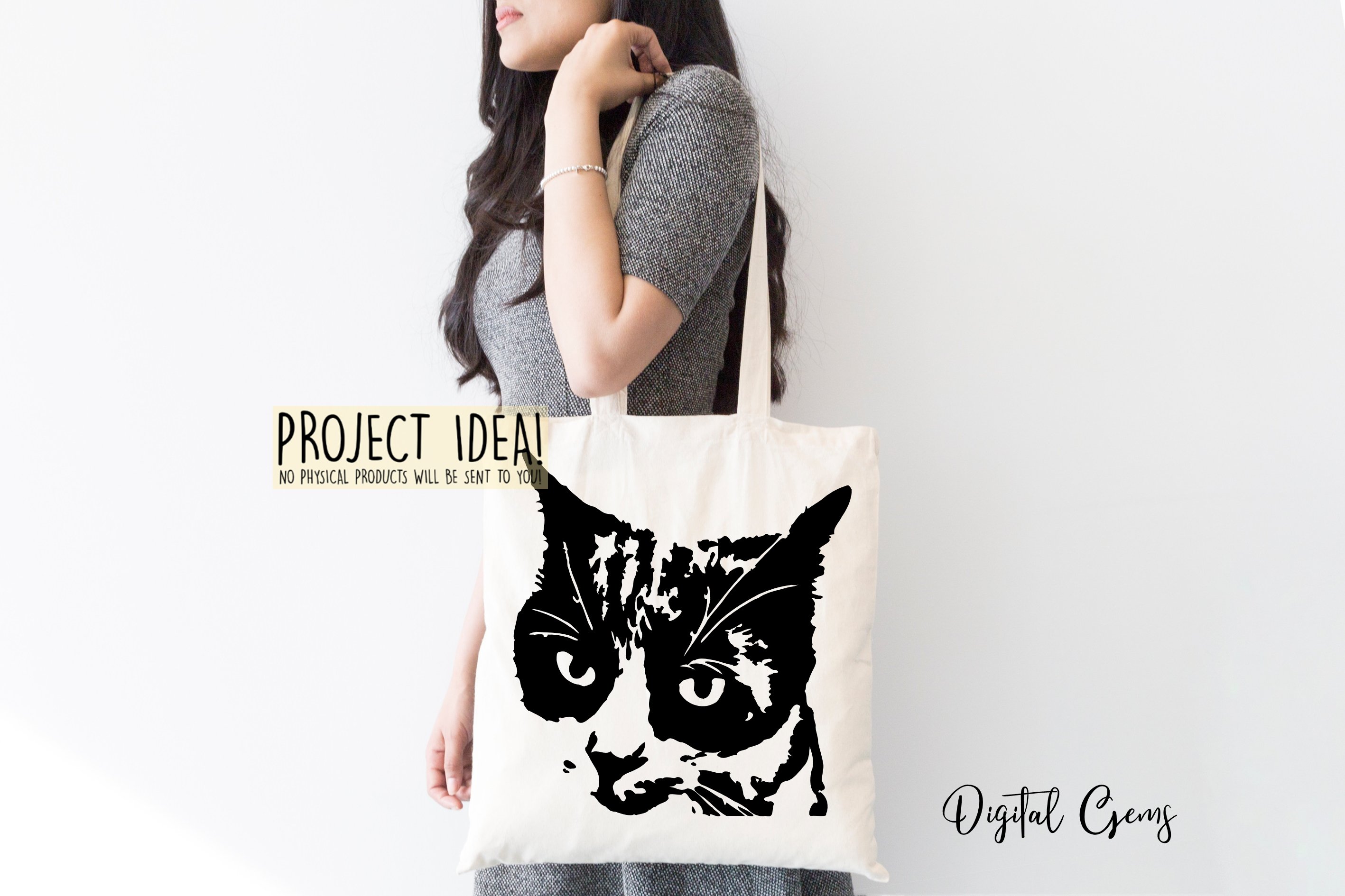 Cat face, realistic SVG / EPS / DXF / PNG Files (314669) | SVGs ...