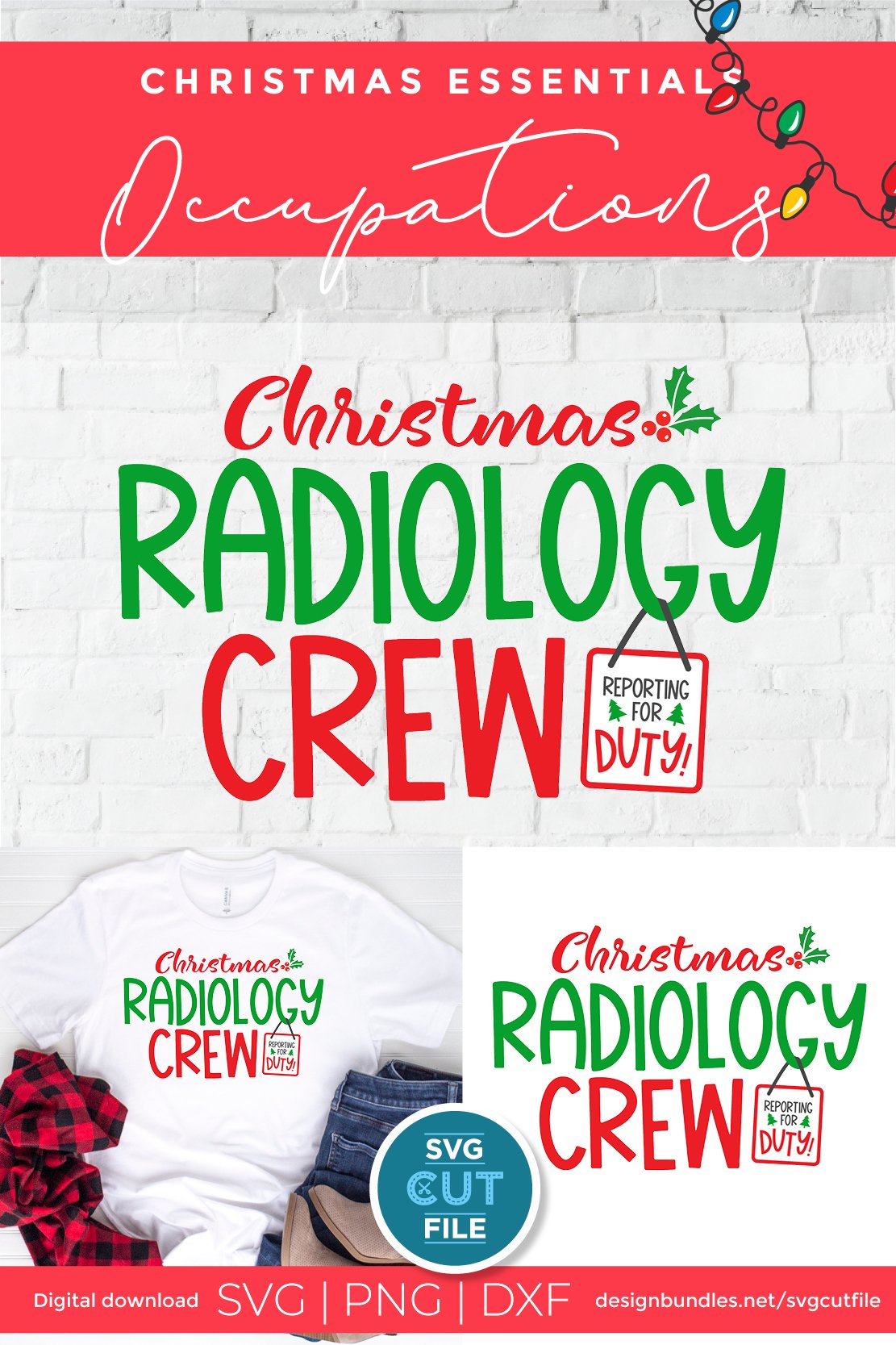 Christmas Rad tech svg - a radiologist svg file for crafters (989841 ...