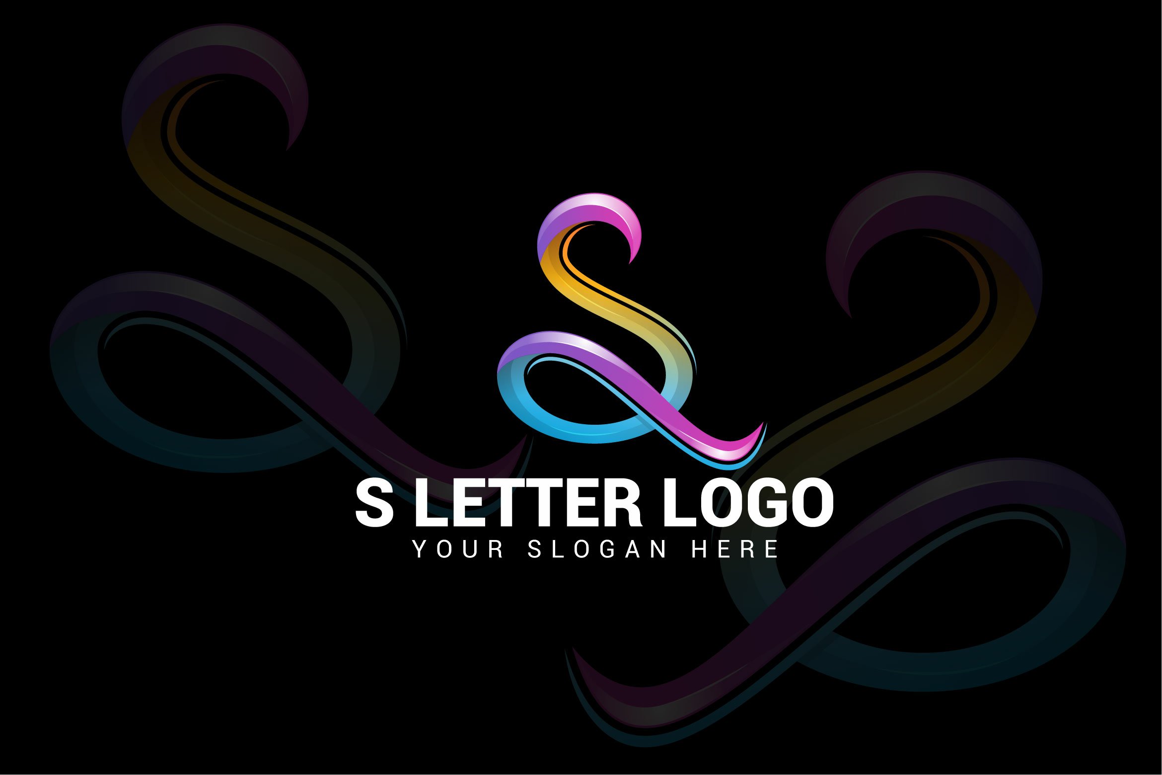 S LETTER LOGO (1273570) | Logos | Design Bundles