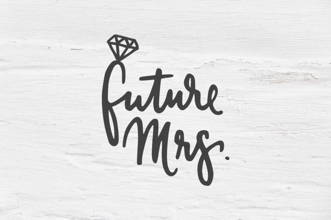 Future Mrs. wedding SVG, EPS, PNG, DXF (72390) | SVGs | Design Bundles