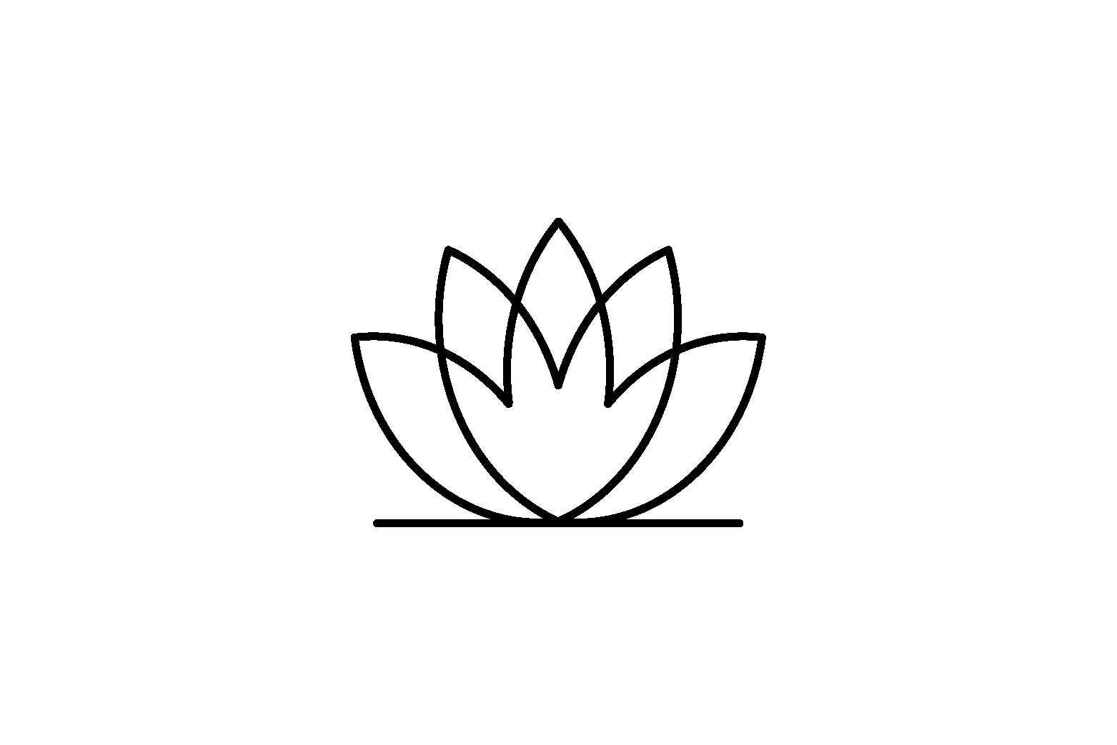 flower simple luxury logo design (730946) | Logos | Design Bundles