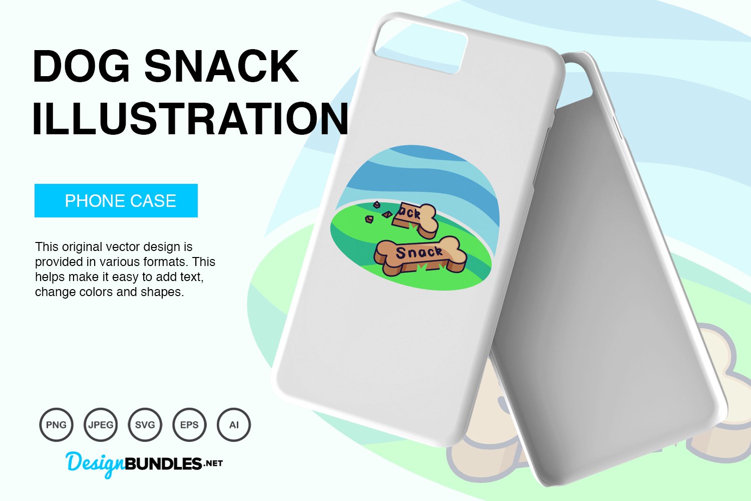 Dog Snack Vector Illustration