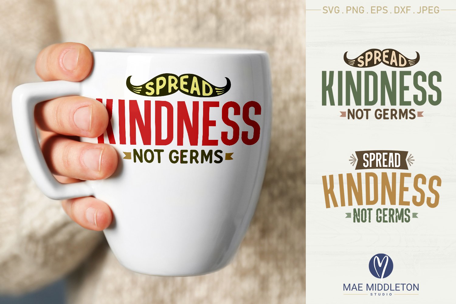 Spread Kindness SVG files, printables, sublimation (562862) | Cut Files ...