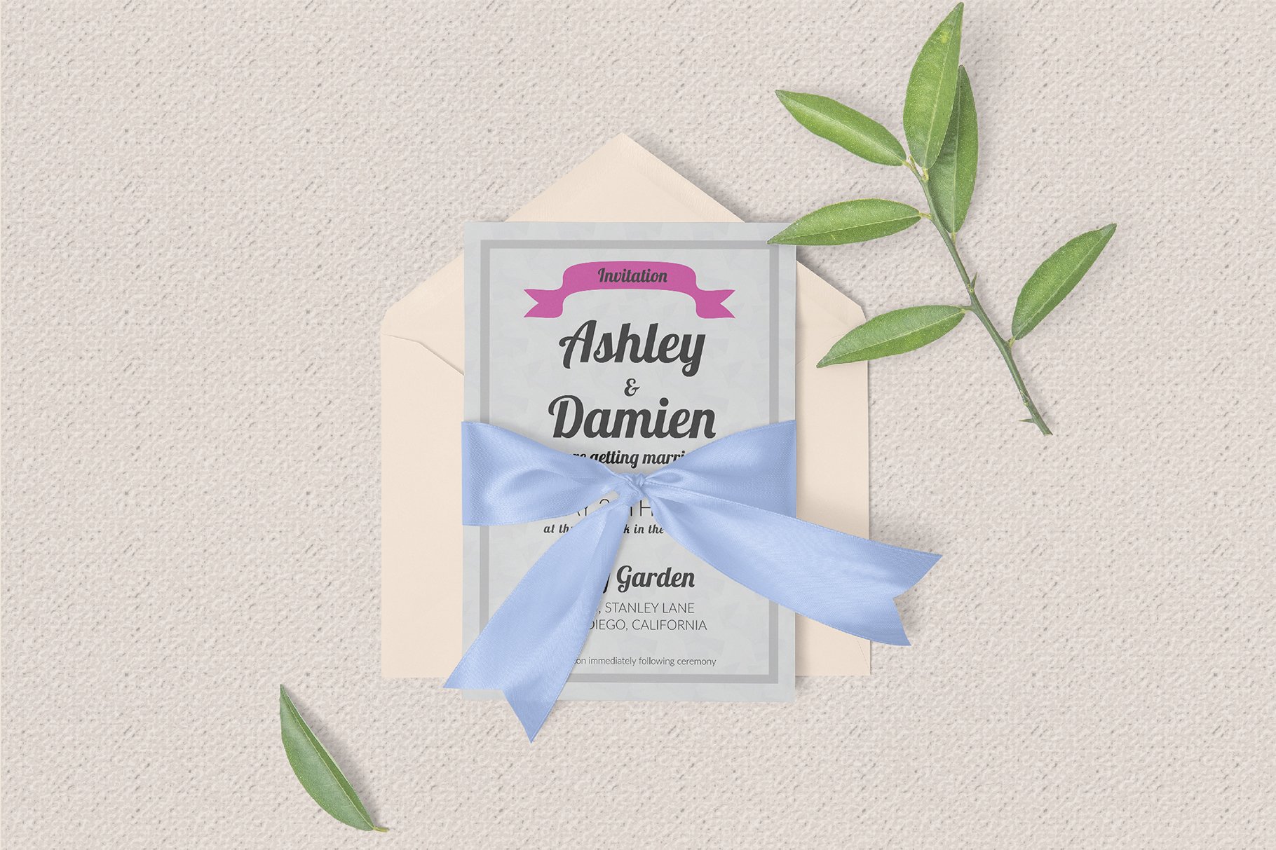 Wedding Invitation Template (719682) | Card and Invites | Design Bundles