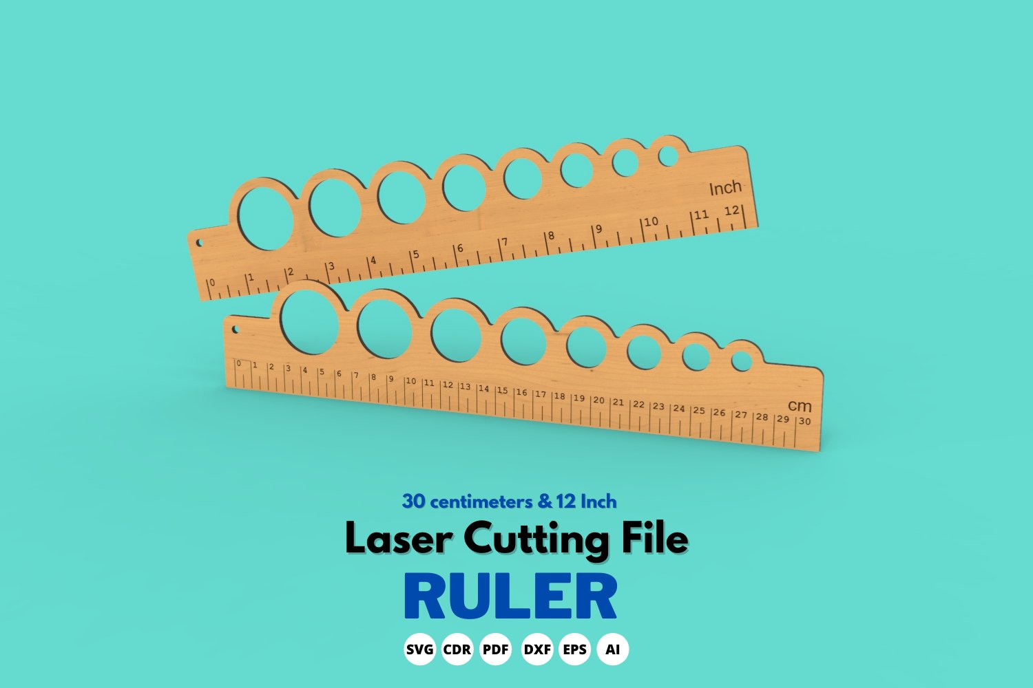Ruler - laser cutting file