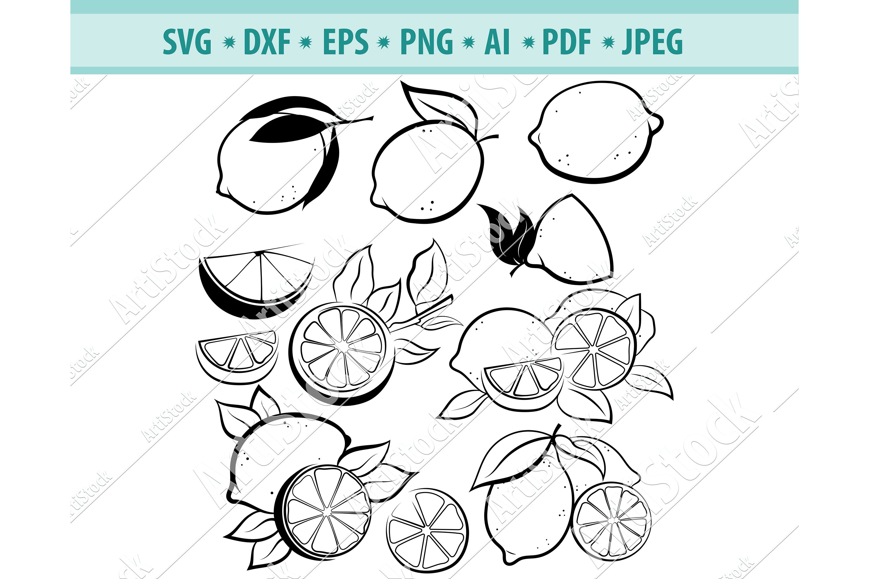 Scrapbooking eps eps lemon kawaii svg cute lemon svg dxf slice lemon ...