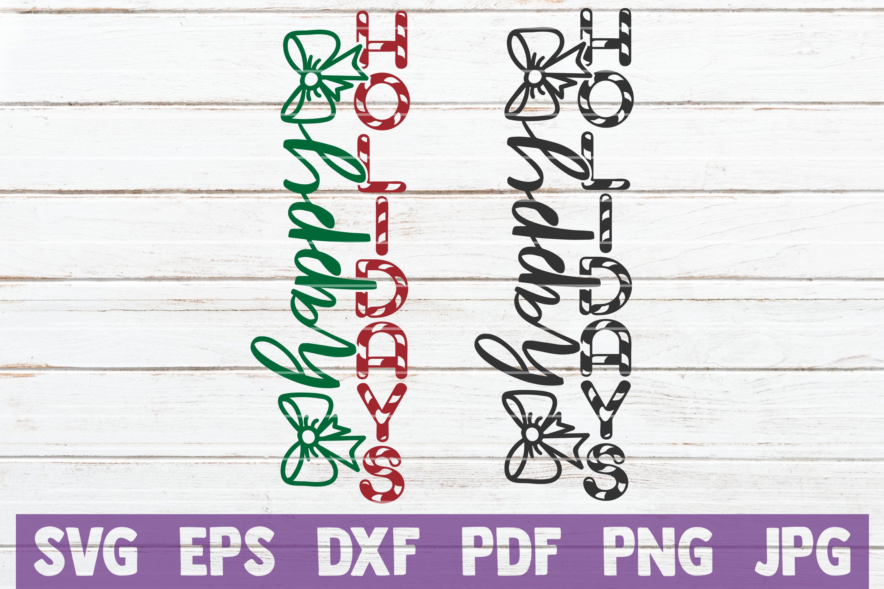 Happy Holidays (943482) | Cut Files | Design Bundles