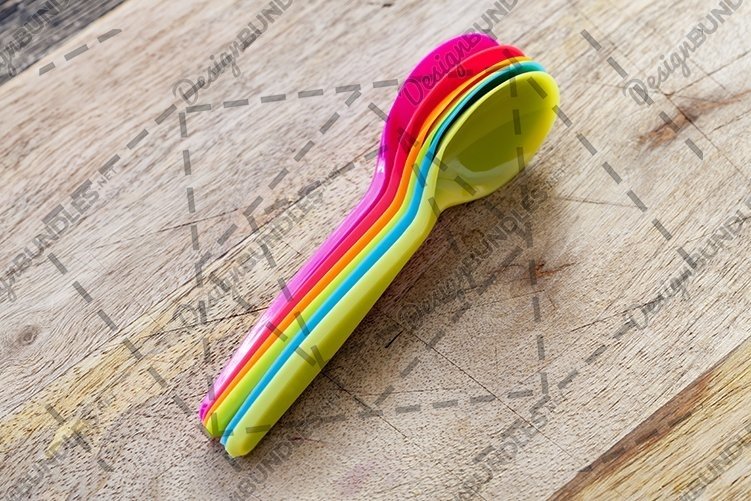 Colored spoons (794289) | Industry | Design Bundles