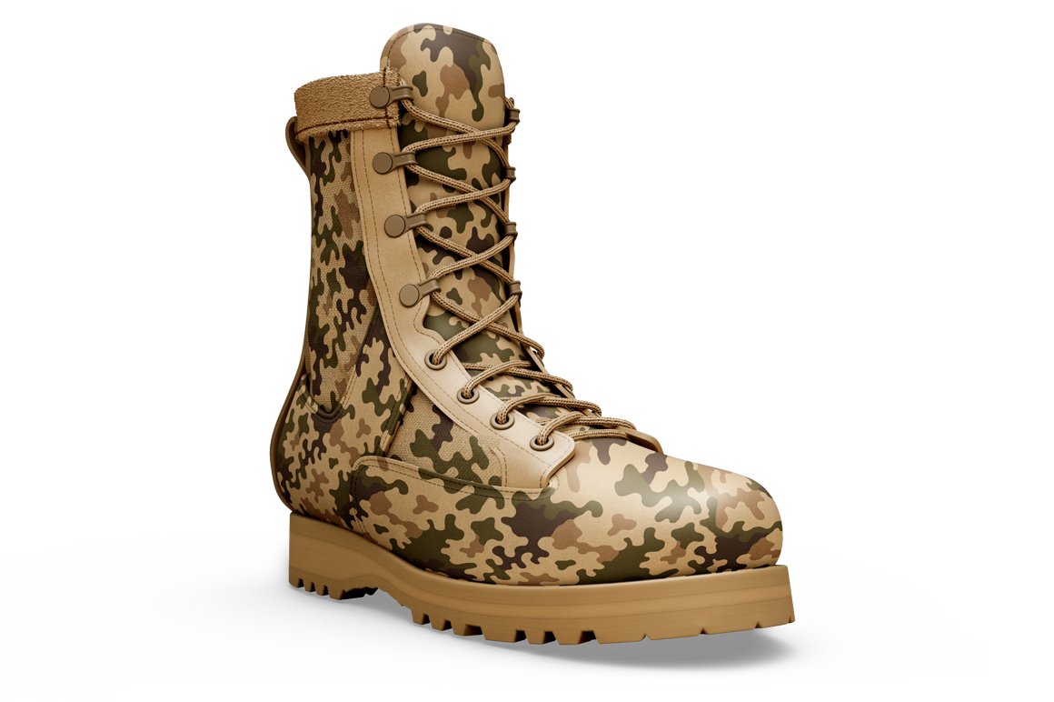 Military Boots Mockup (48272) | Mockups | Design Bundles