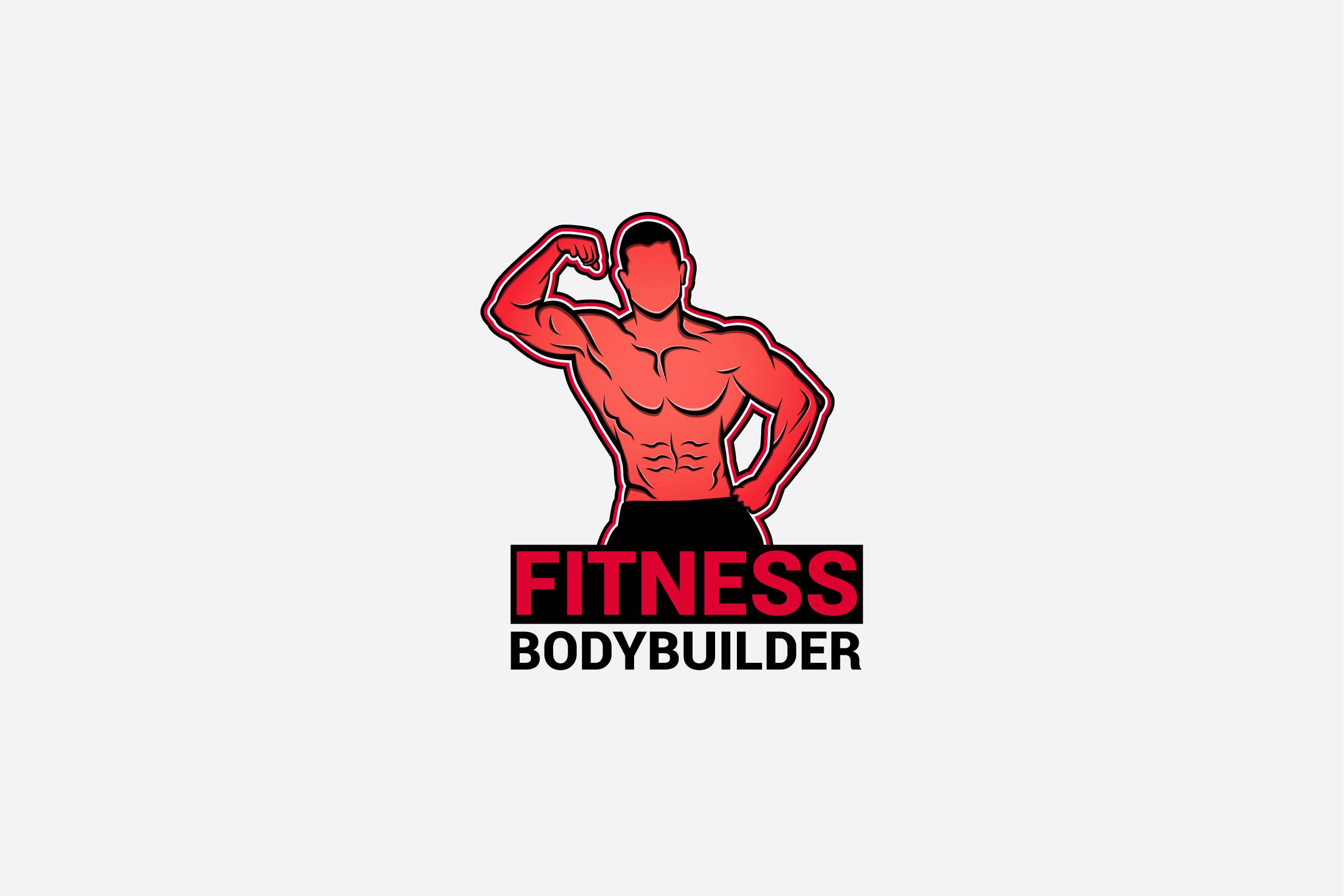 Bodybuilding Logos Graphic Design