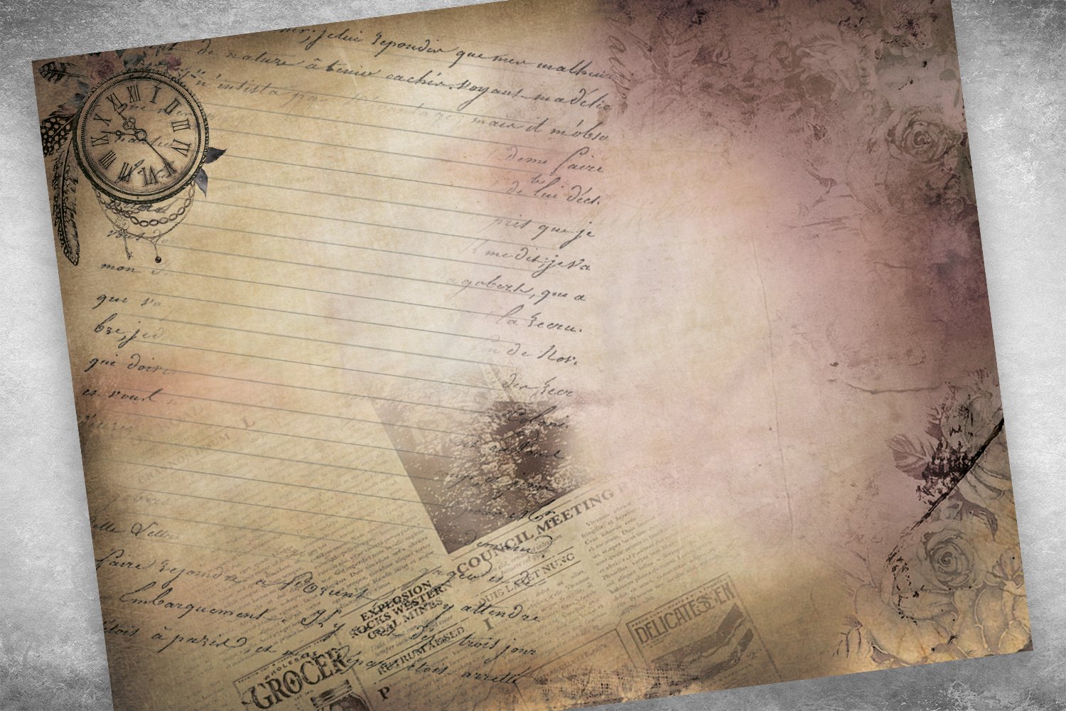 Scrapbooking, Junk Journal Kit, Scrapbook Paper ,Printable (1098510 ...