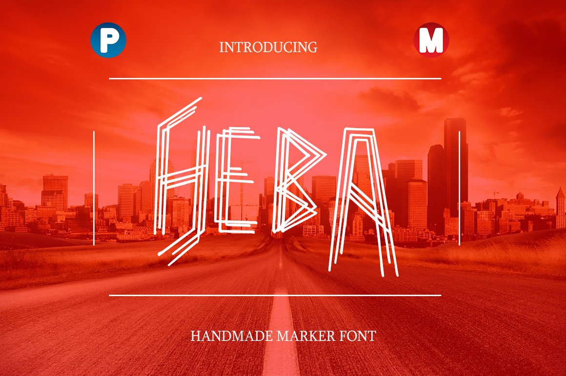 Heba (1256) | Logo | Font Bundles